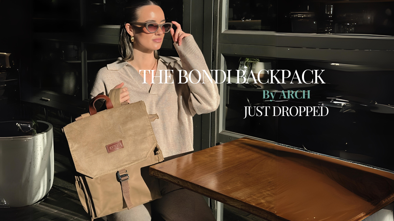 Bondi Backpack Nappy Bag | Stylish and Functional Baby Backpack – ARCH ...
